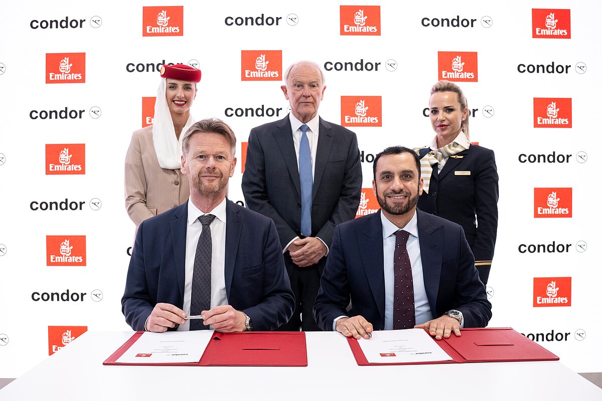 Condor: Emirates und Condor unterzeichnen Codeshare-Vereinbarung