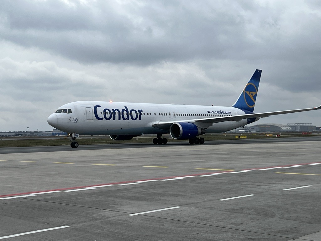 Condor: Letzter Condor B767 Passagierflug landet in Frankfurt